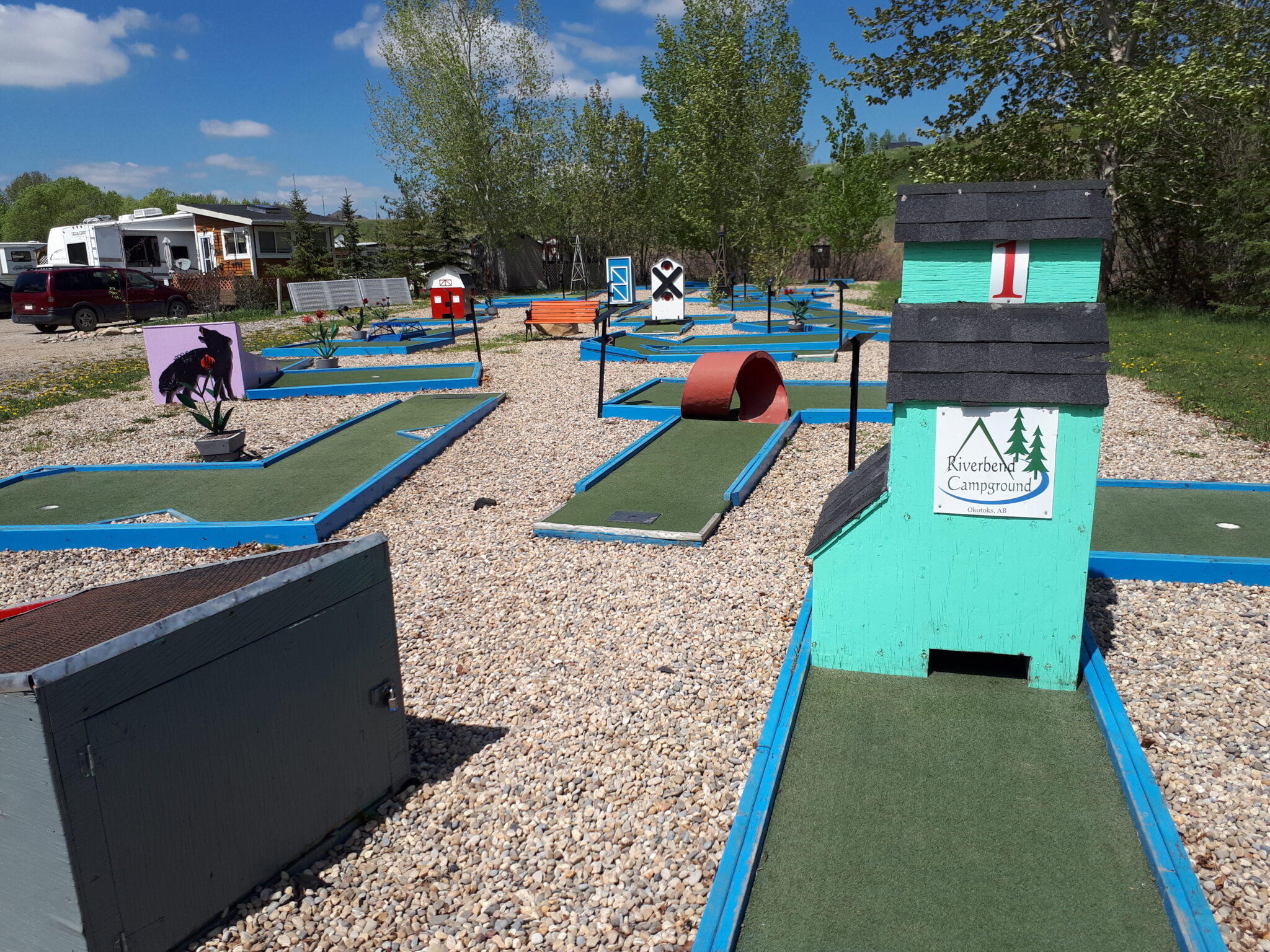 Family Camping in Southern Alberta - Riverbend Campground, Okotoks ...