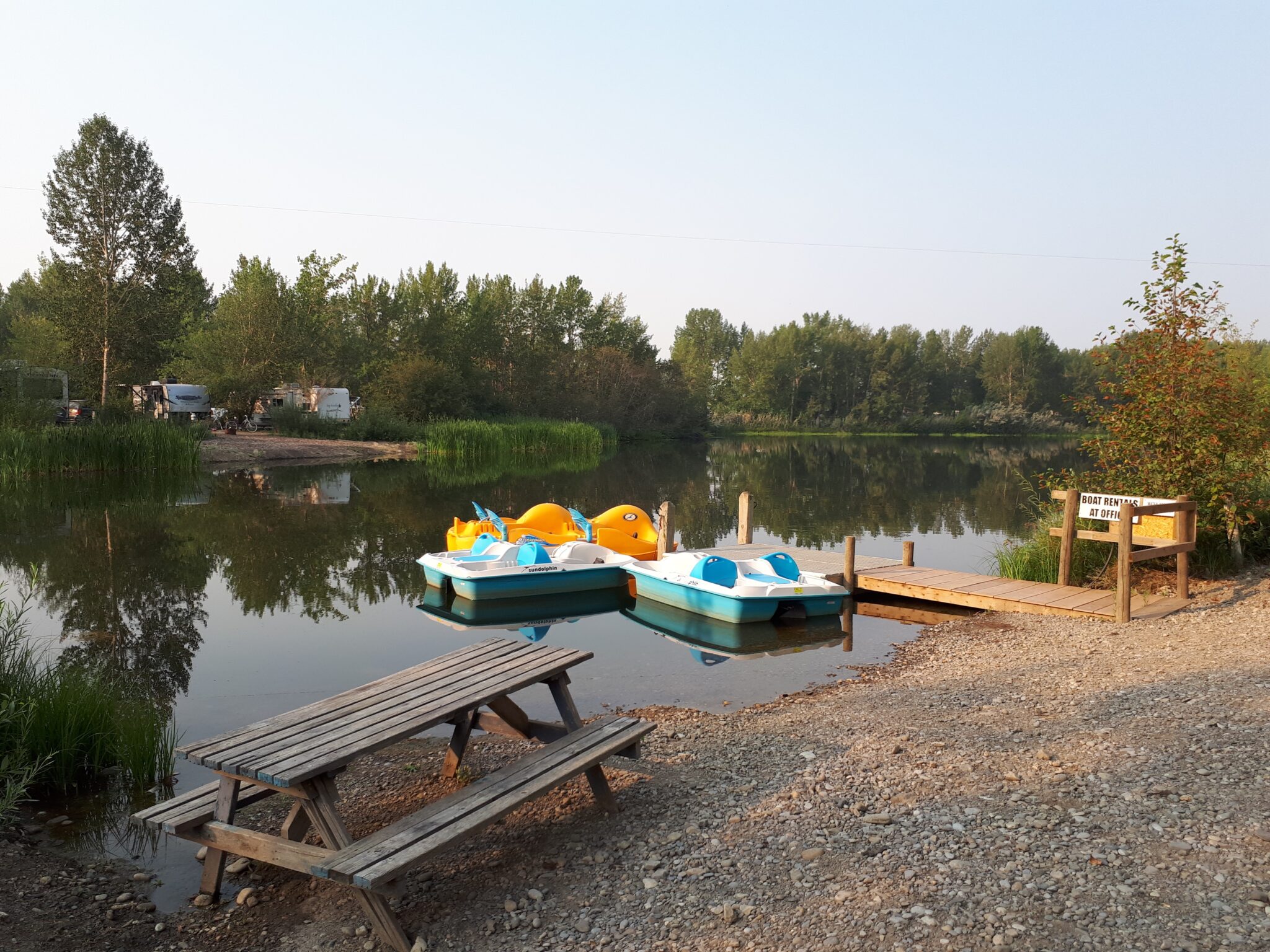 Paddle-Boats - Riverbend Campground, Okotoks, Calgary, Alberta